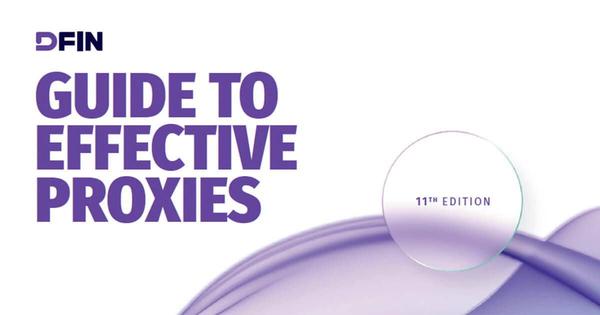 Guide to Effective Proxies 11th Edition